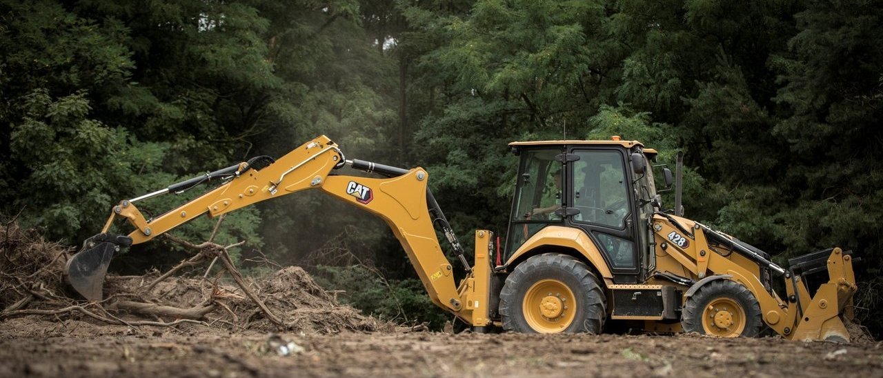 Backhoe machine store