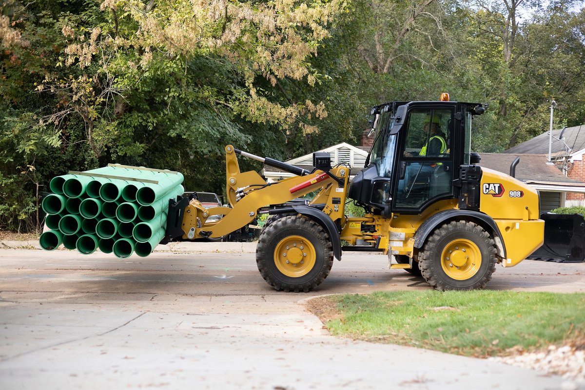 New Next Generation Cat® 906, 907, and 908 Compact Wheel Loaders
