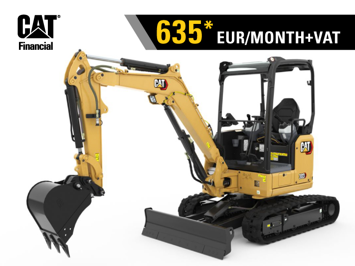 2,7 - 3,5 Ton Cat® Mini Excavators