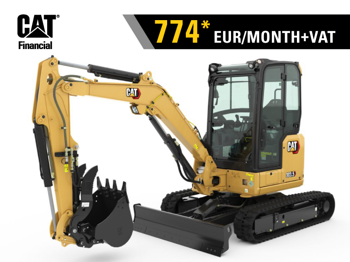 2,7 - 3,5 Ton Cat® Mini Excavators